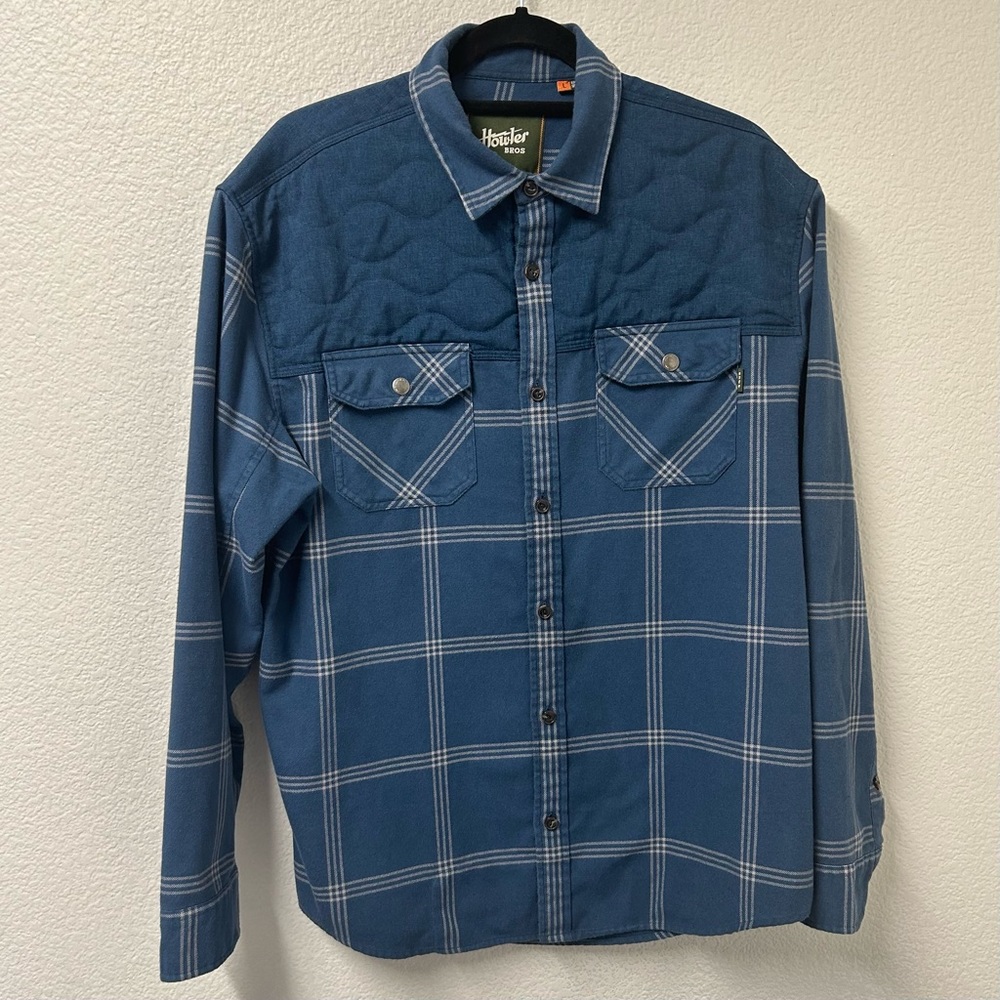 Howler Bros Quintana Quilted Flannel Size Large - Gem